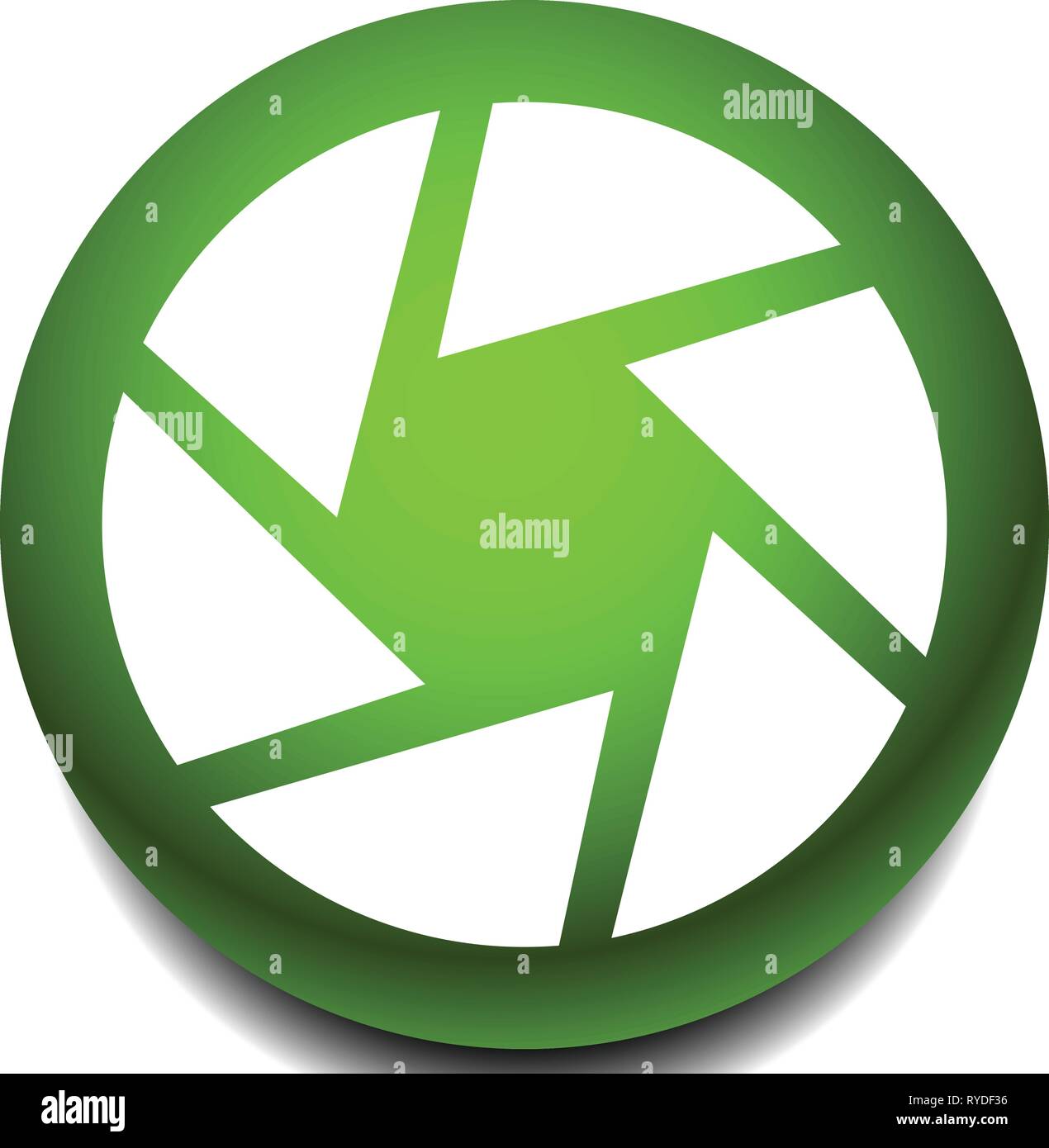 Camera lens icon. Photography, diaphragm concept icon Stock Vector ...