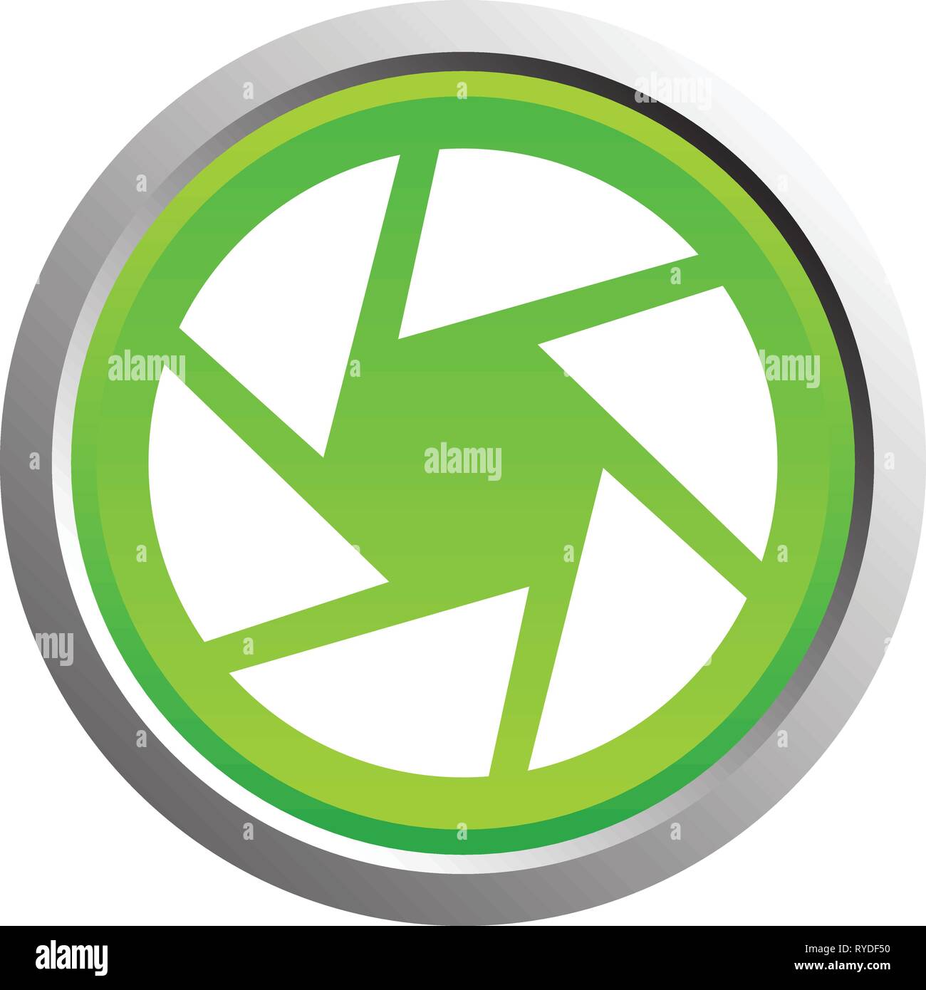 Camera lens icon. Photography, diaphragm concept icon Stock Vector ...