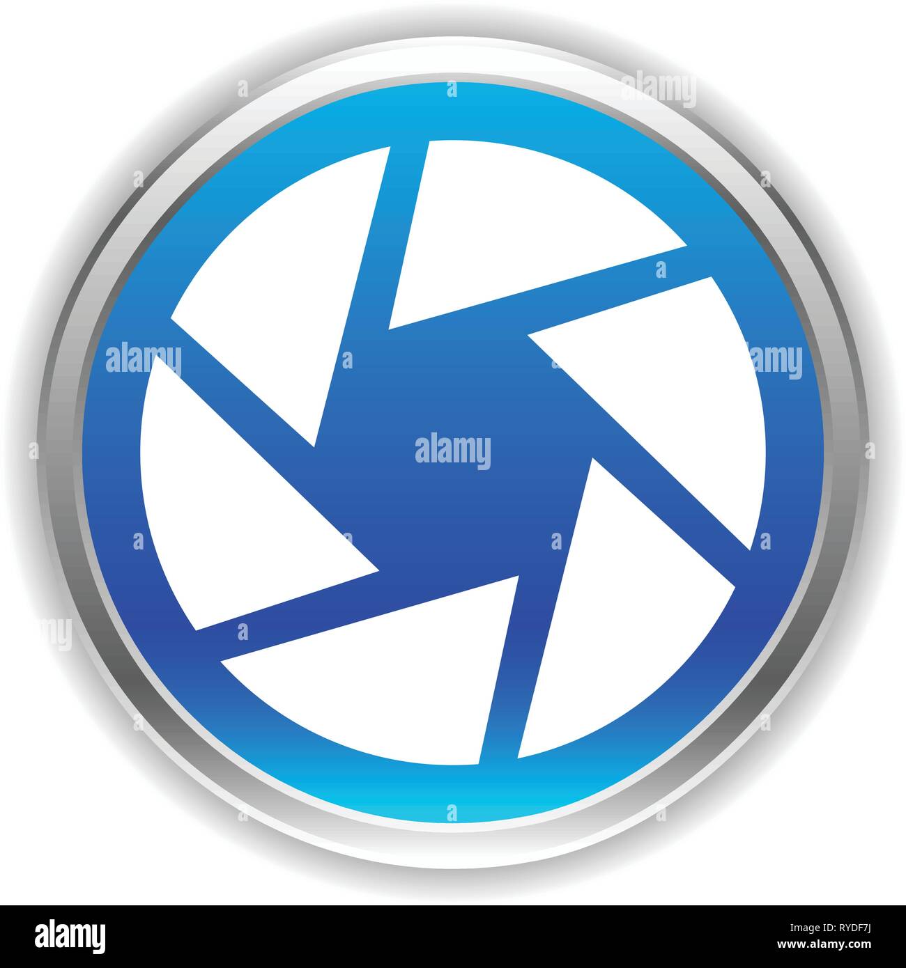 Camera lens icon. Photography, diaphragm concept icon Stock Vector ...