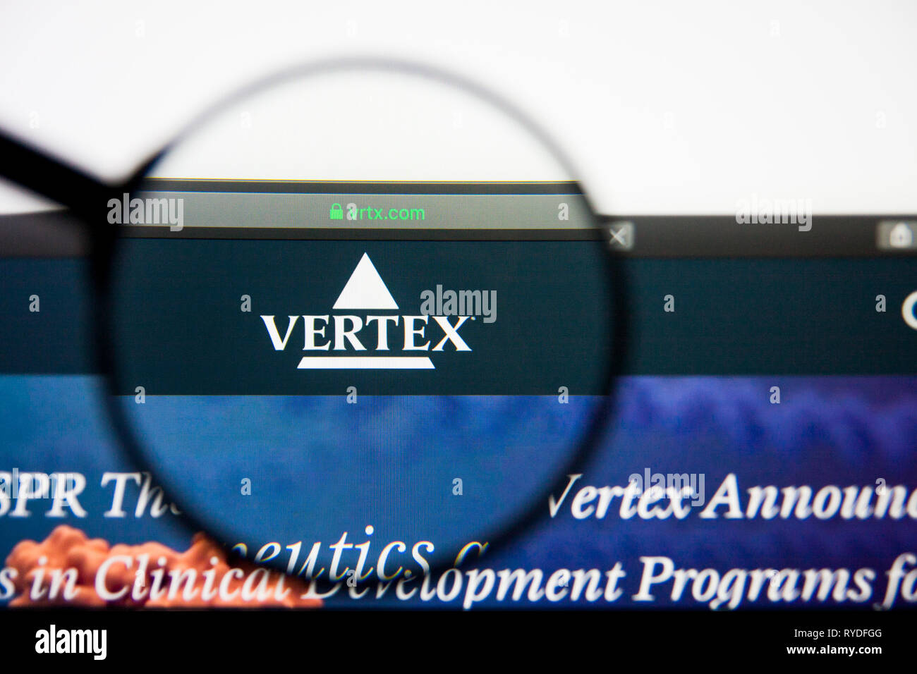 Vertex pharmaceuticals logo hi-res stock photography and images - Alamy