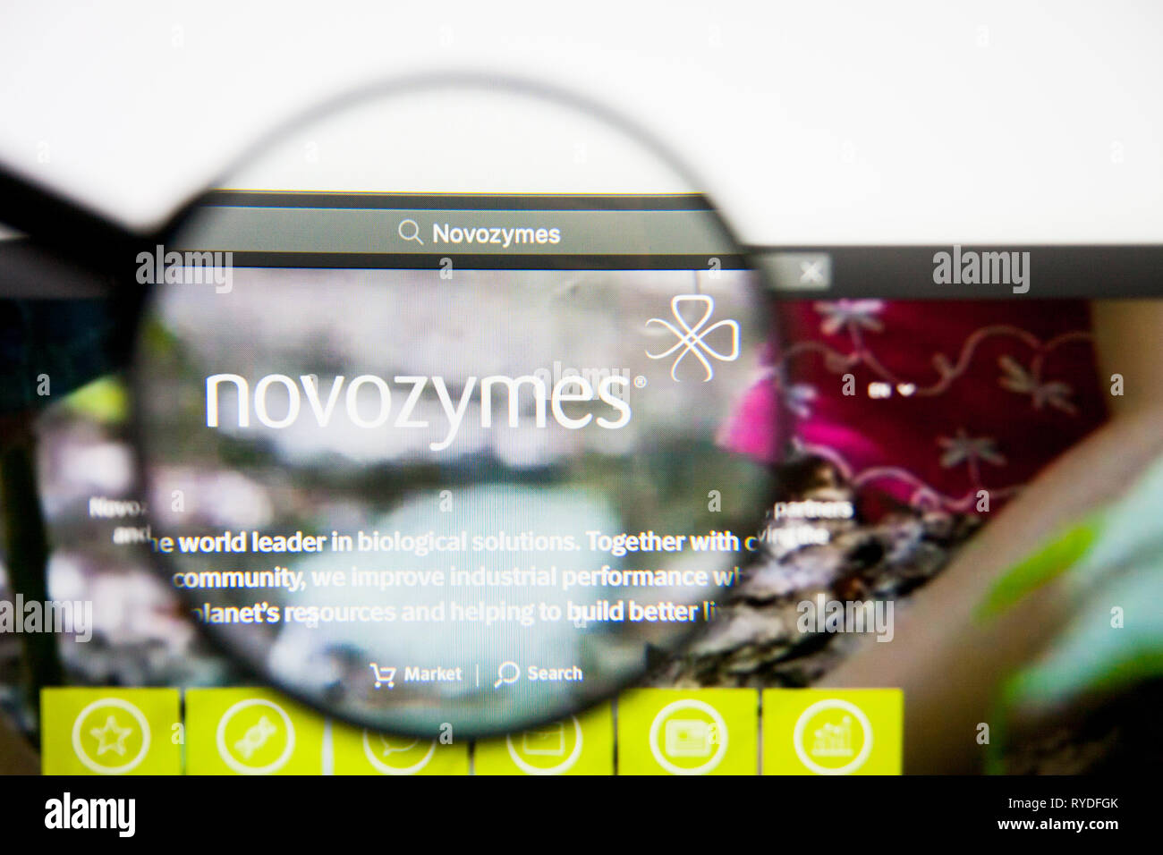 Novozymes website hi-res stock photography and images - Alamy