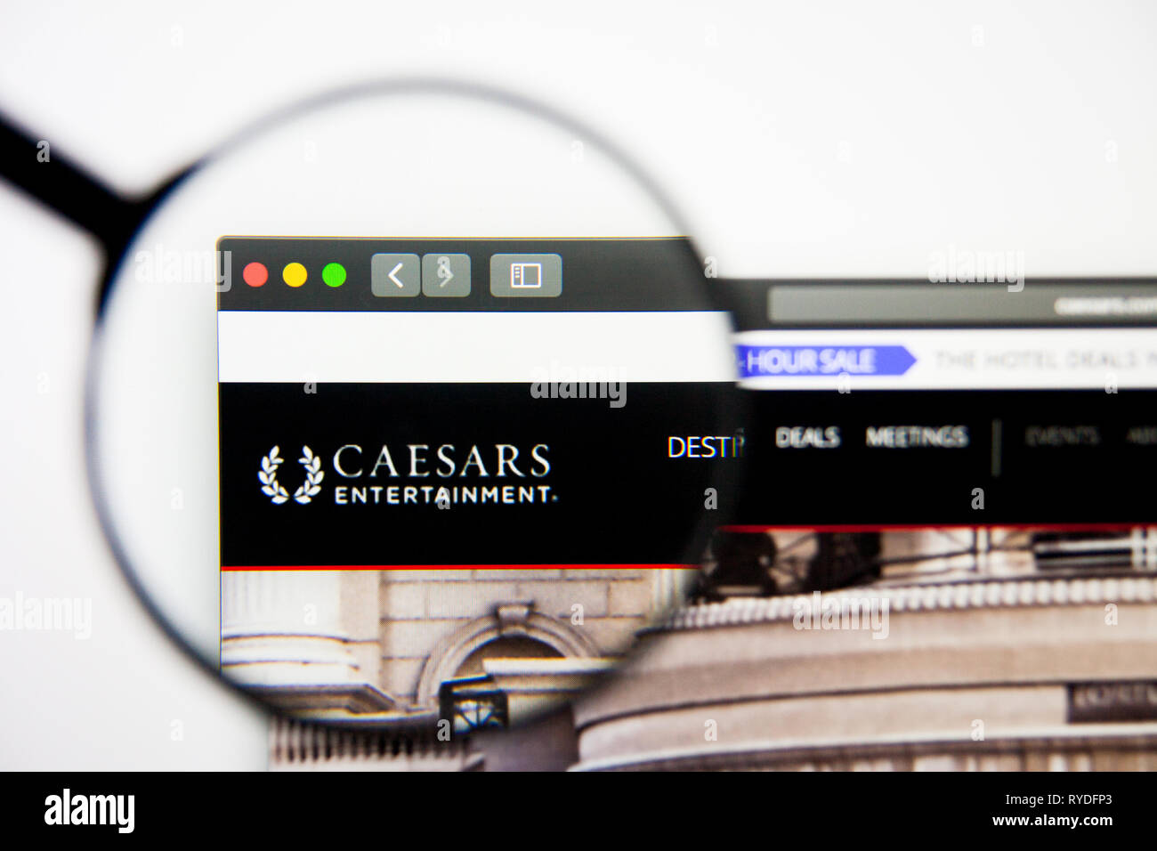 Los Angeles, California, USA - 5 March 2019: Caesars Entertainment ...