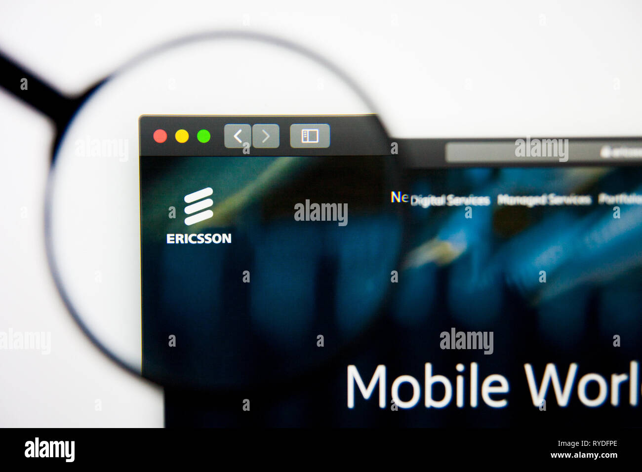 Ericsson logo hi-res stock photography and images - Alamy