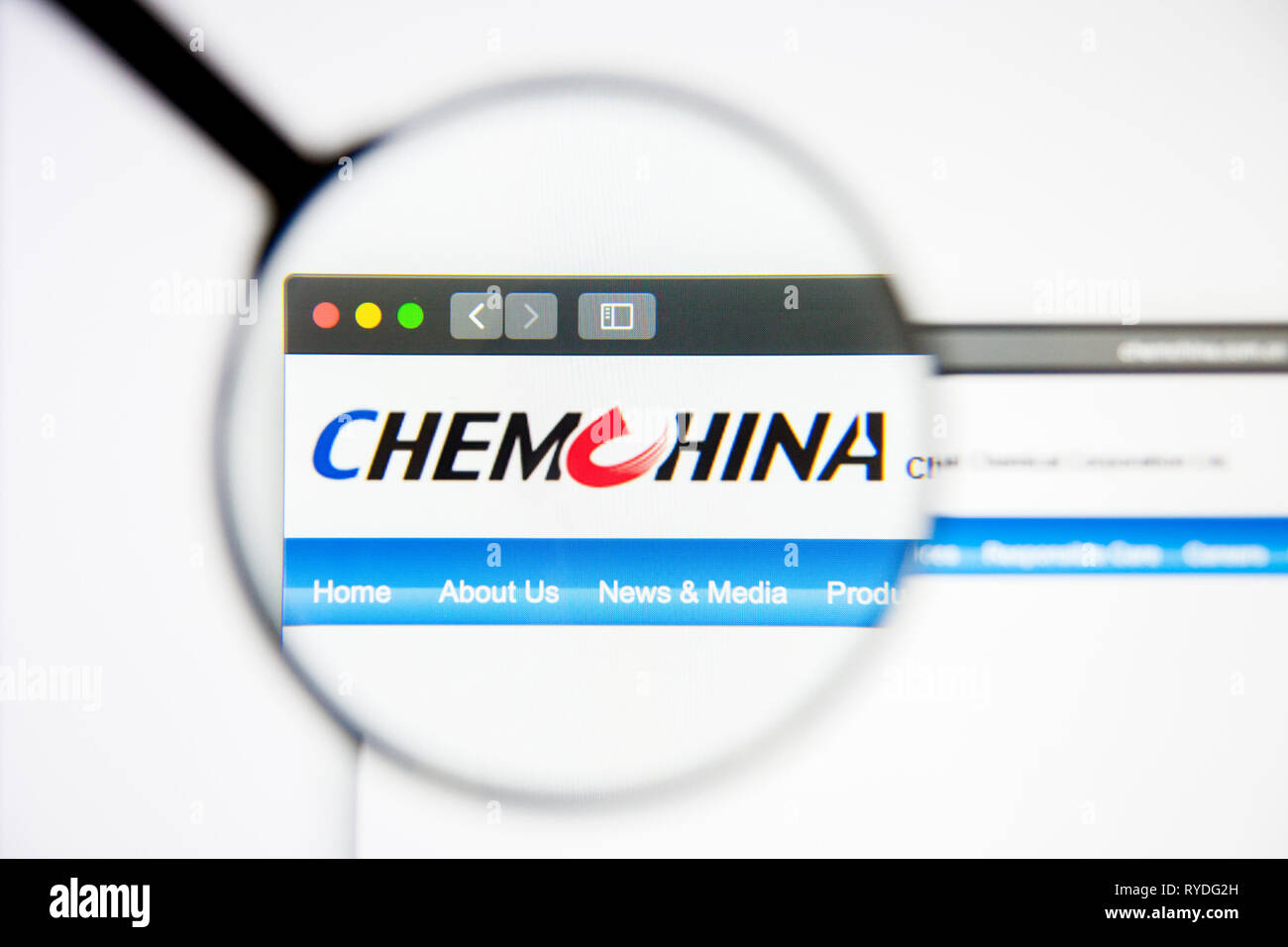 Los Angeles, California, USA - 5 March 2019: China National Chemical ...