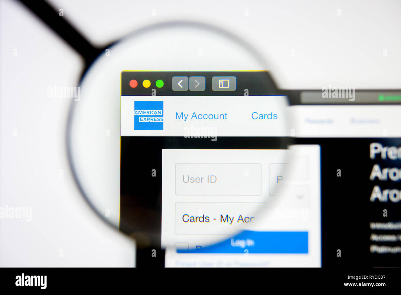 American express logo hi-res stock photography and images - Alamy