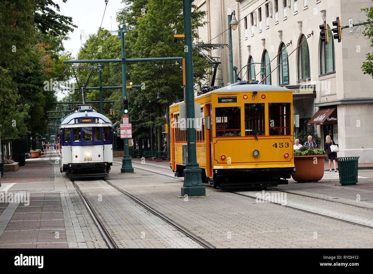 Vintage memphis trolley hi-res stock photography and images - Alamy