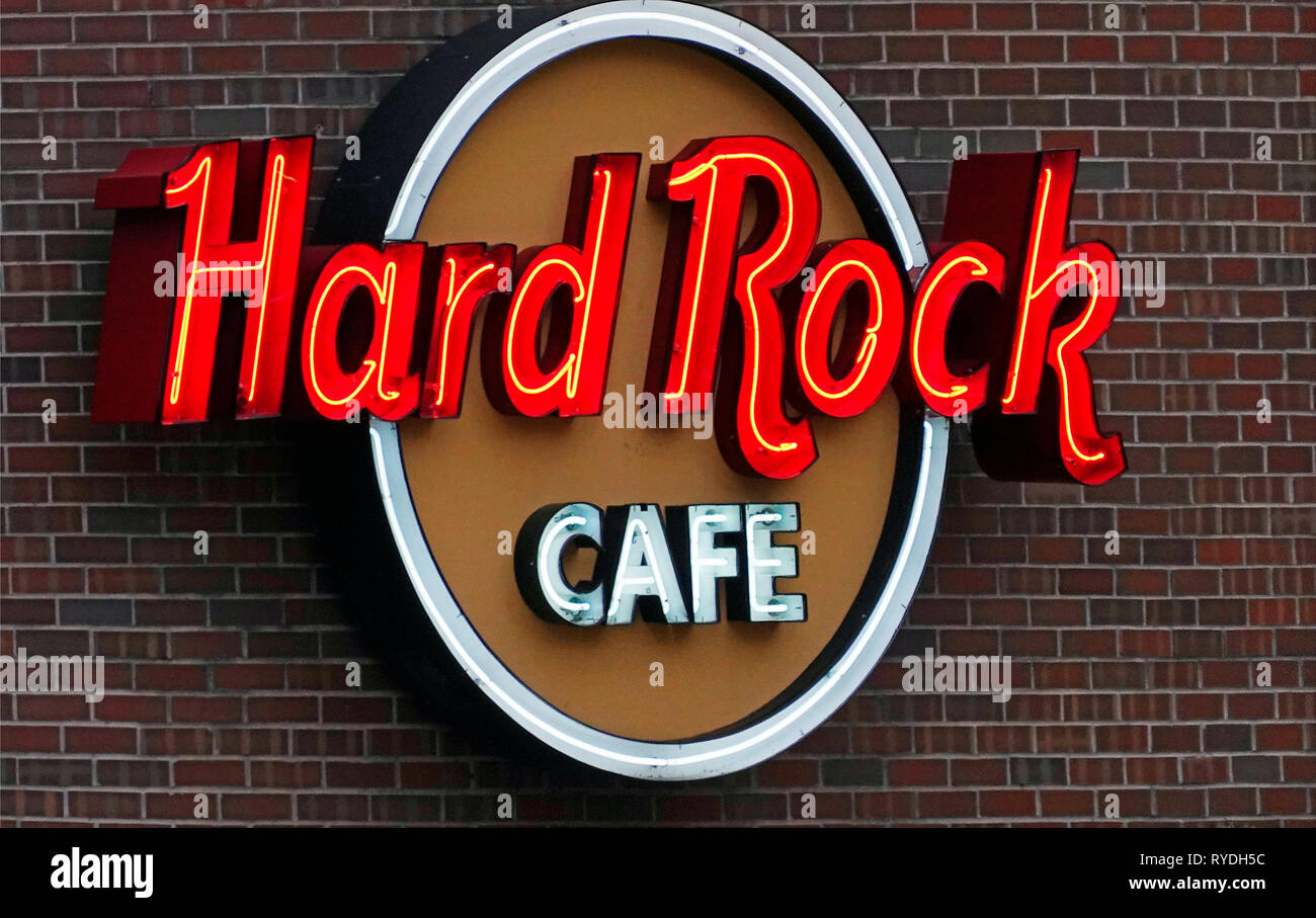 Hard Rock cafe Memphis Tennessee Stock Photo - Alamy
