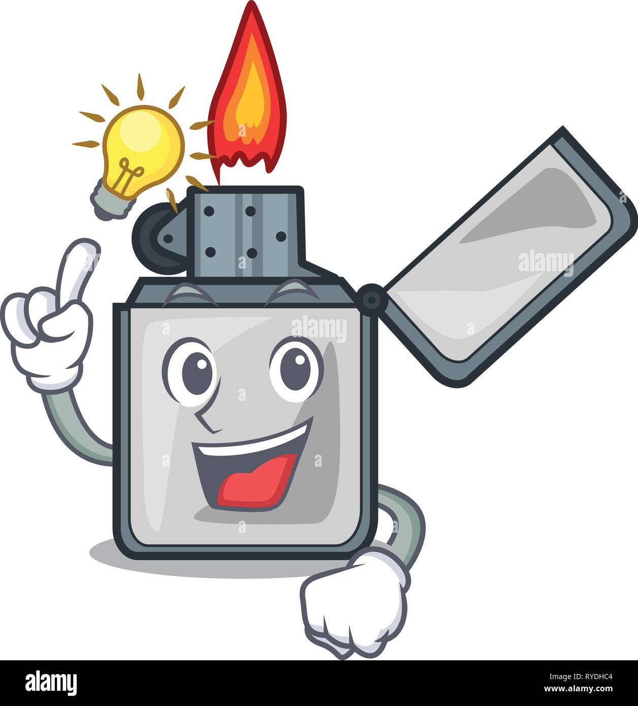 Have an idea cigarette lighters are placed cartoon bags Stock Vector ...