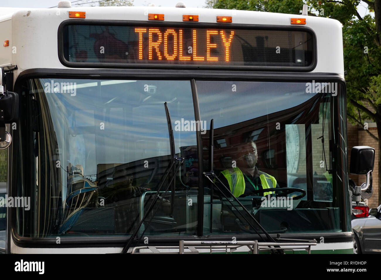 Trolley car memphis Tennessee Stock Photo - Alamy