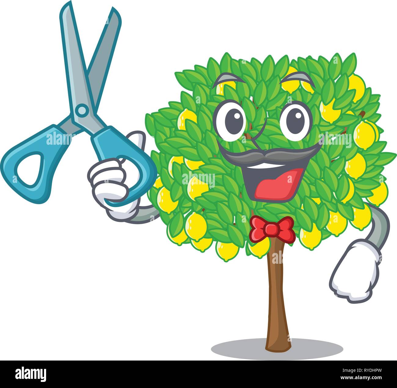 Lemons orchard Stock Vector Images - Alamy