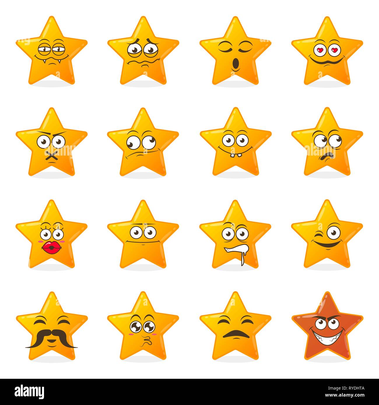 Happy symbol emotions icons vector illustration Stock Vector Image ...