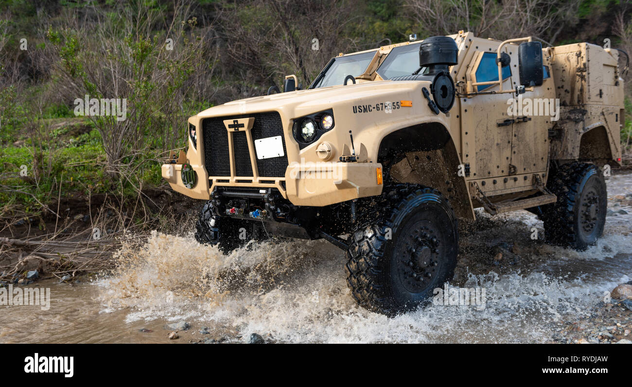 A Joint Light Tactical Vehicle displays its overall capabilities during ...