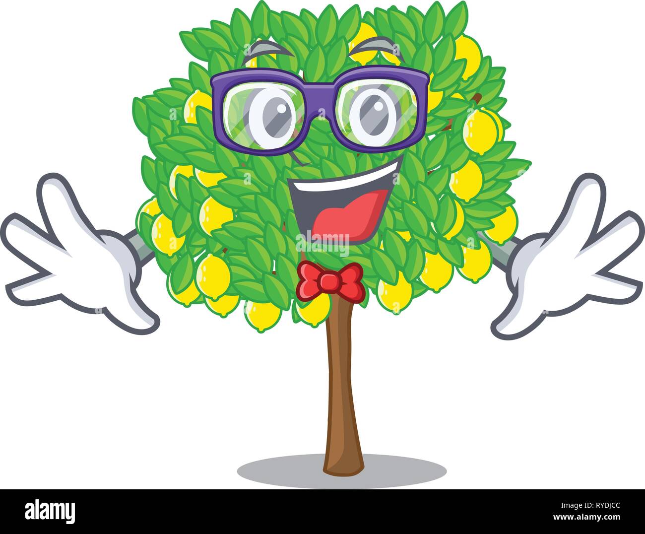 Sicily lemon tree Stock Vector Images - Alamy