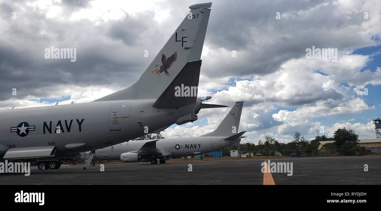 190210-N-PX671-1047 CLARK AIR BASE, Philippines (Feb. 10, 2019) — P-8A ...