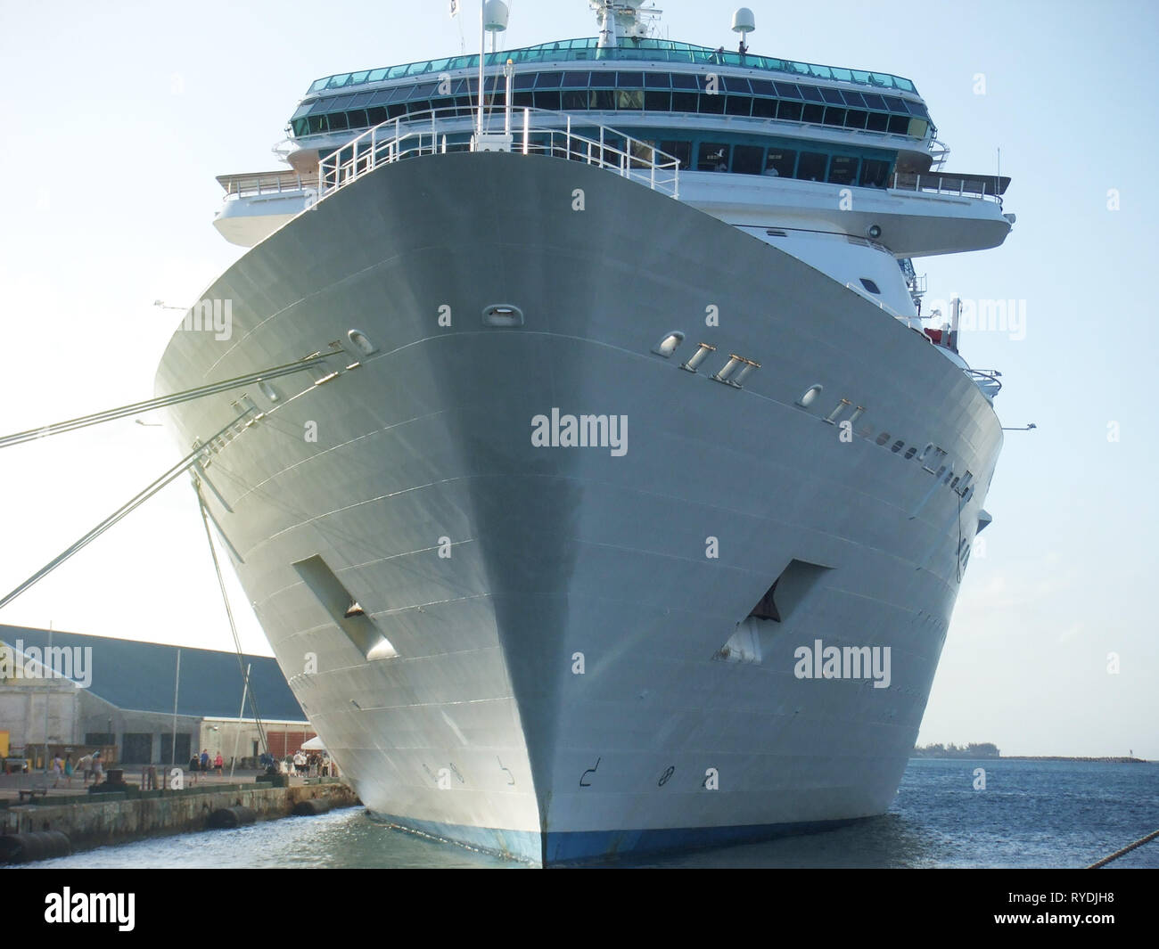 cruise ship dock at port Stock Photo - Alamy