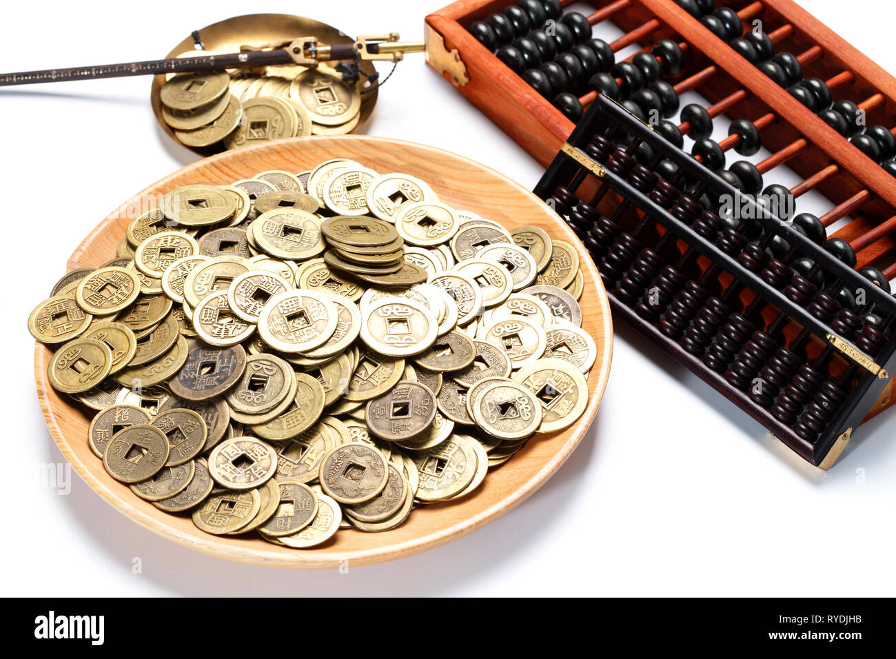 Chinese Abacus Ancient Metal High Resolution Stock Photography and ...