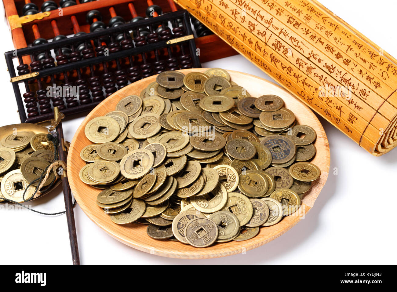Chinese Abacus Ancient Metal High Resolution Stock Photography and ...