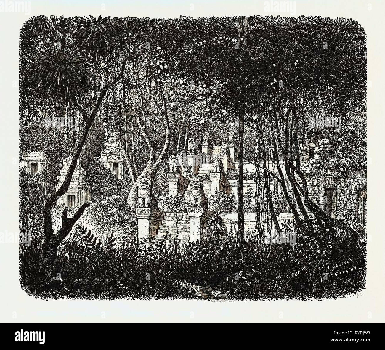Bakheng style hi-res stock photography and images - Alamy