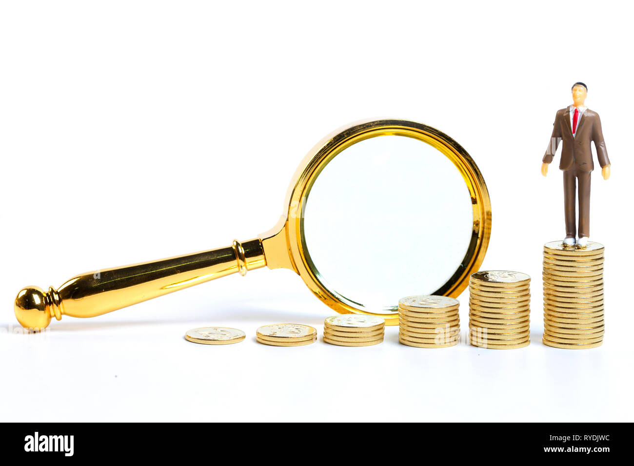 A magnifying glass Stock Photo - Alamy
