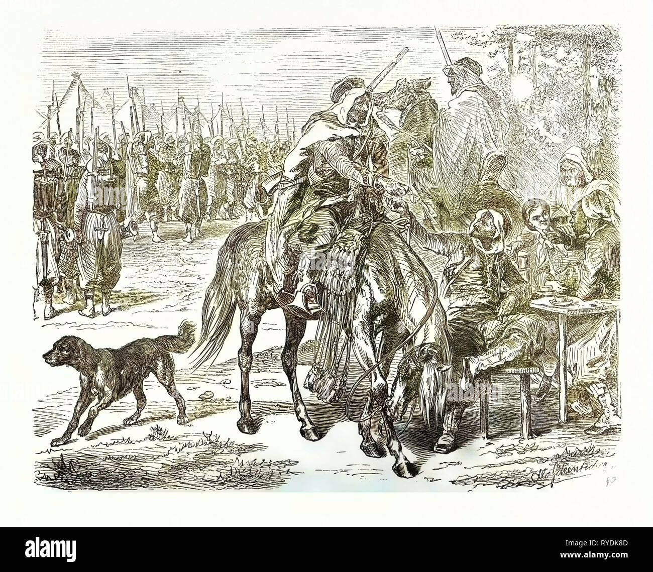 Franco-Prussian War: African Troops in the Camp of Chalons, France ...