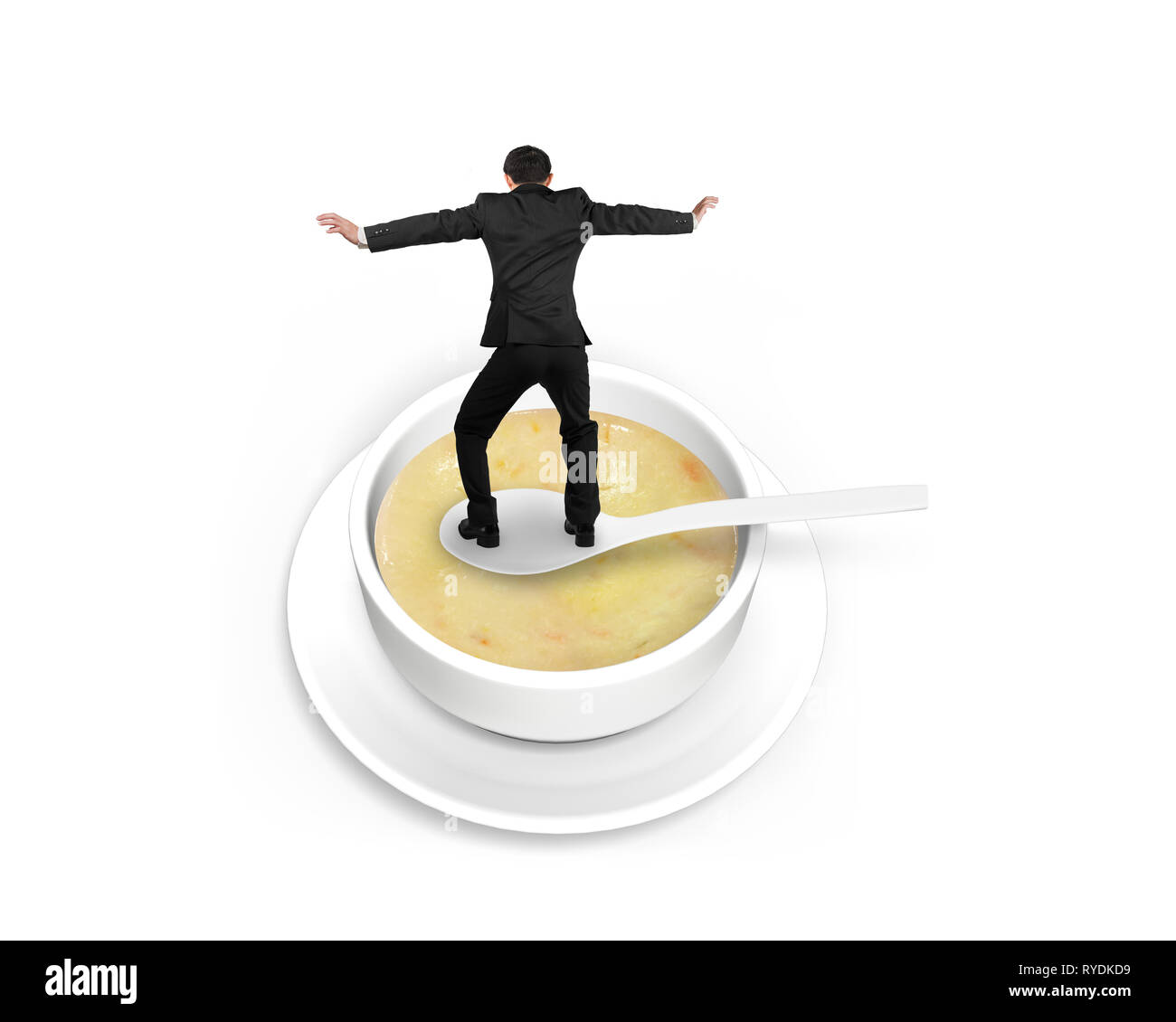 Spoon balancing Cut Out Stock Images & Pictures - Alamy