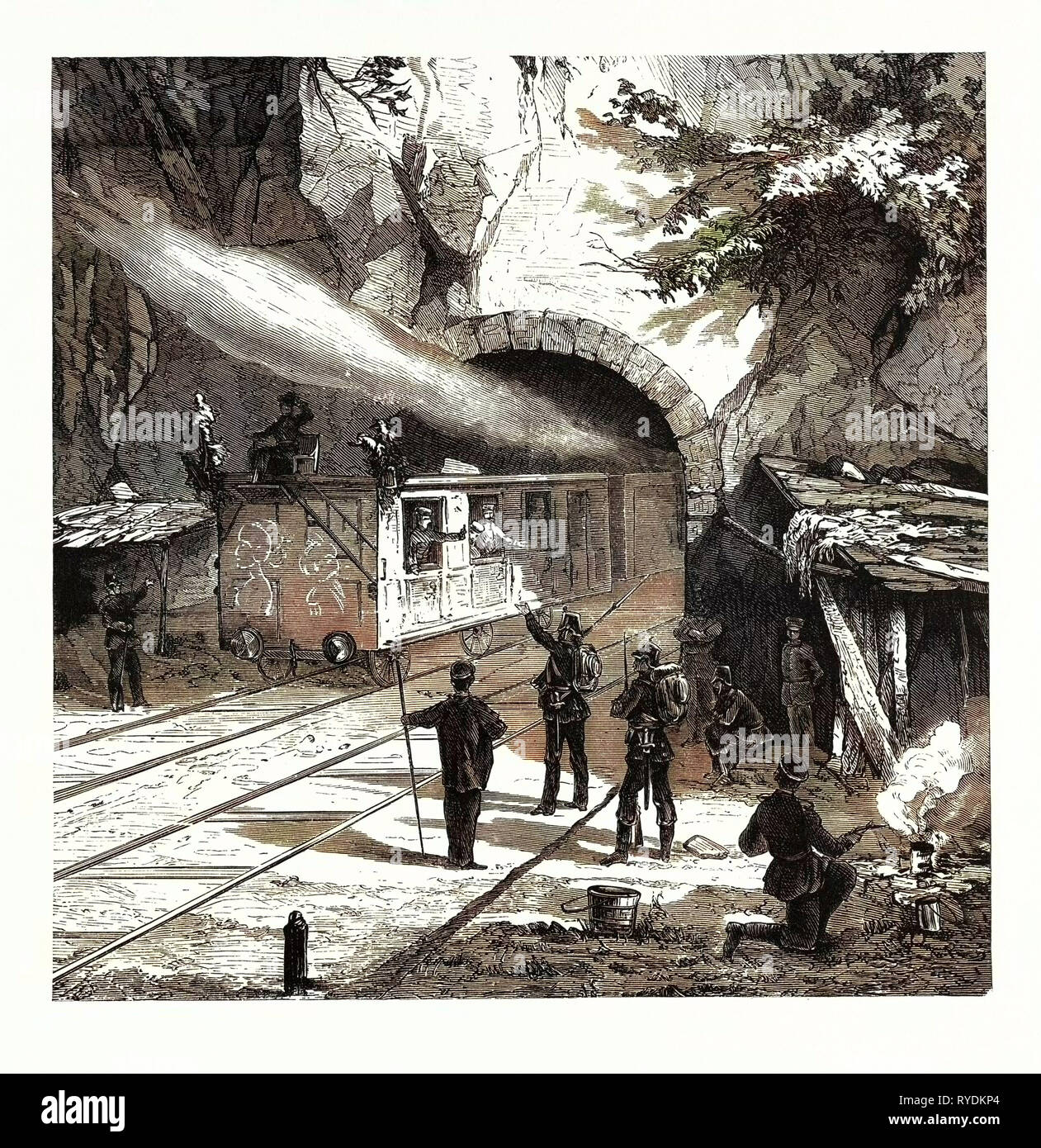 Historic railroad tunnel Cut Out Stock Images & Pictures - Alamy