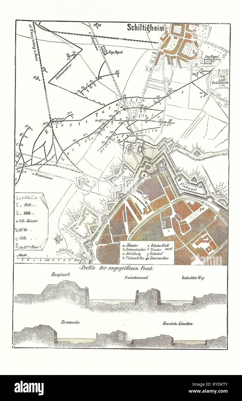 Franco prussian war map hi-res stock photography and images - Alamy