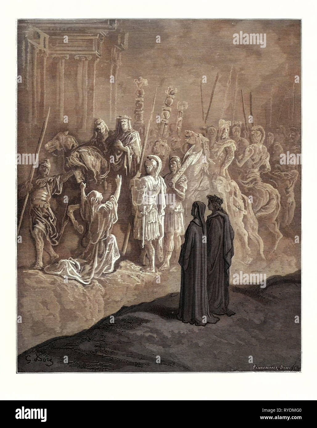 The Roman Widow and the Emperor Trajan, by Gustave Doré, 1832 - 1883 ...