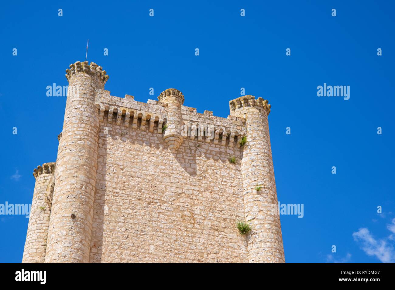 Torija castle in Castilla La Mancha, Guadalajara Province in Spain ...