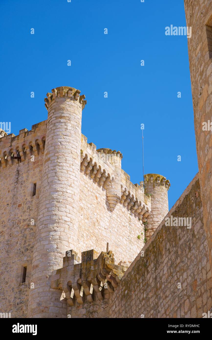 Torija castle in Castilla La Mancha, Guadalajara Province in Spain ...
