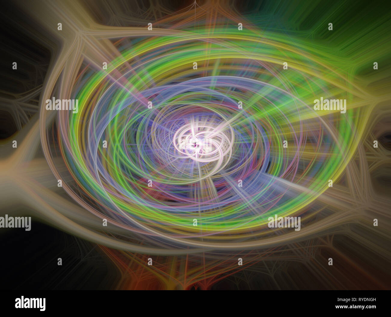 Fractal texture wallpaper, abstract flower. Swirl, twirl effect flowery ...