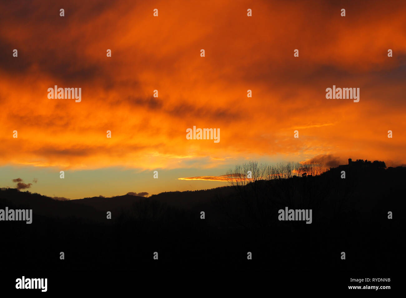 Italian sunset hi-res stock photography and images - Alamy