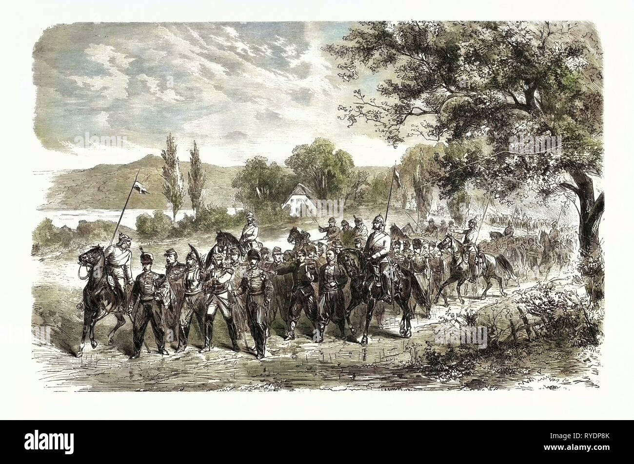 Franco-Prussian War: Convoy of Prisoners of the Army of Metz, the ...