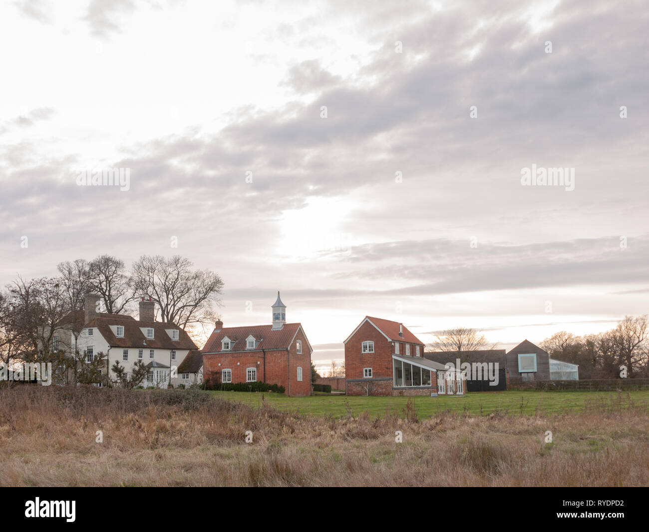 Beautiful bay coastal open scenery outside Manningtree, Jacques Bay ...