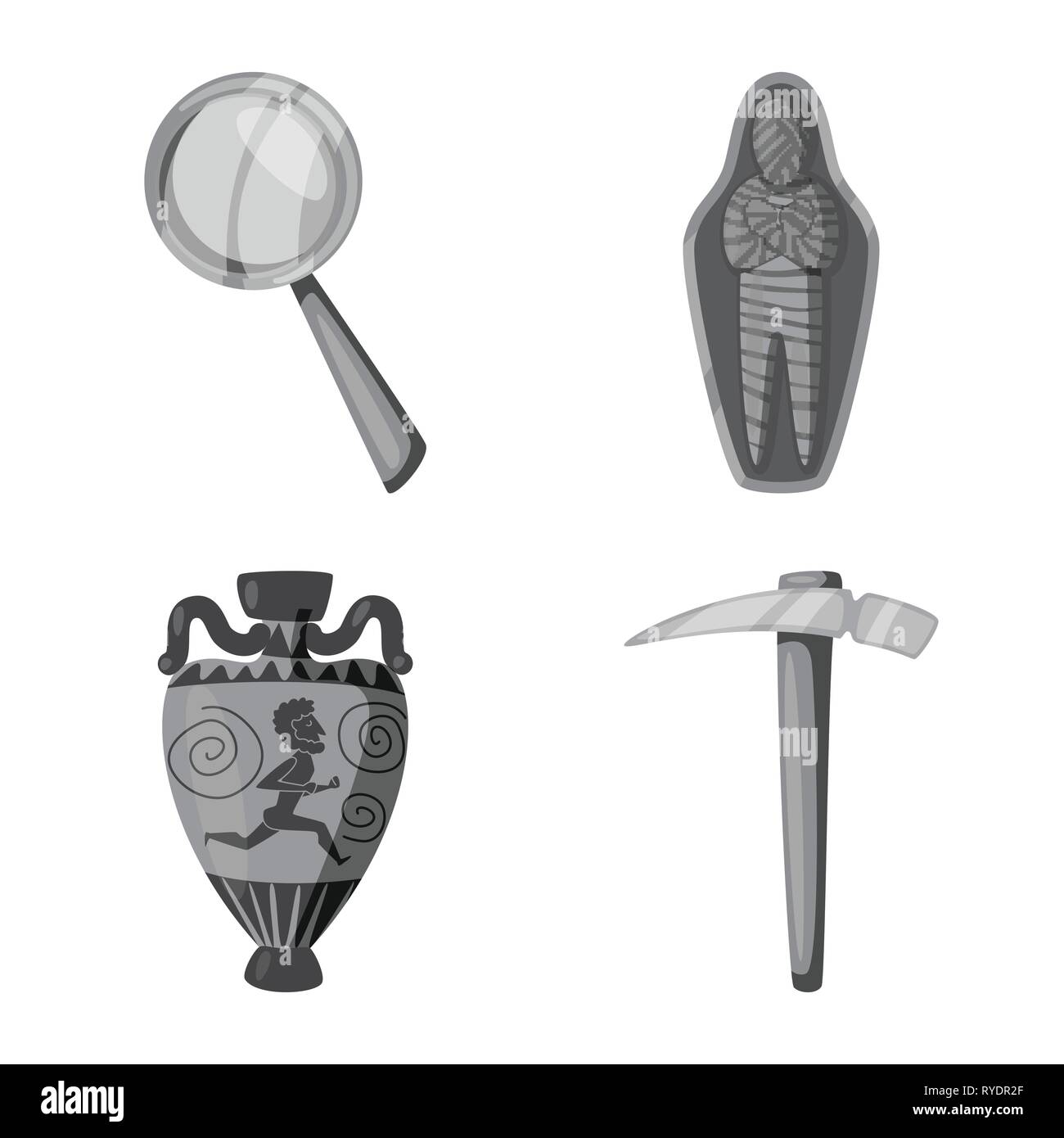 lens,mummy,amphora,pickaxe,glass,ancient,artifact,pick,transparent ...