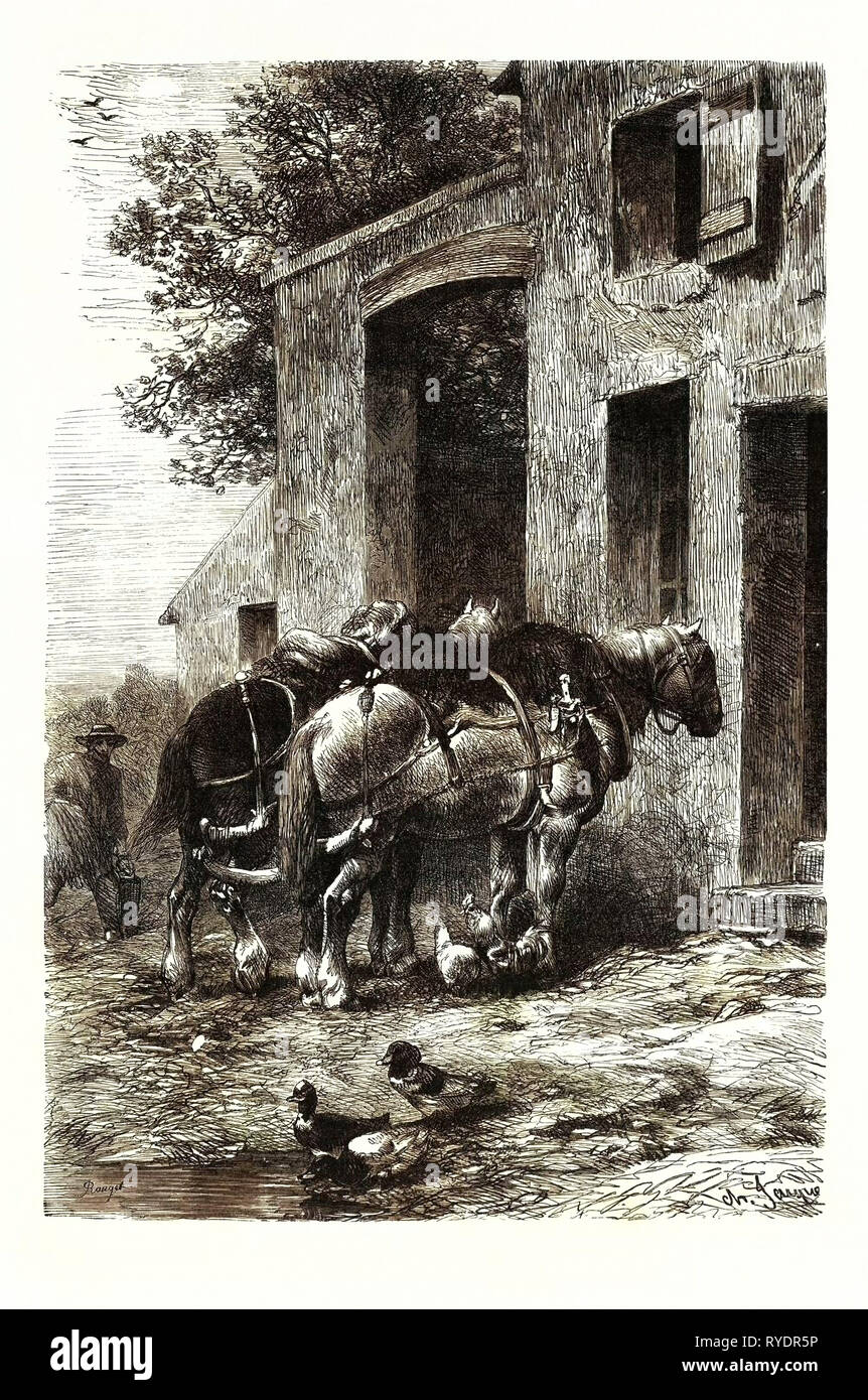 A Rest by the Way, N. Jayne Stock Photo - Alamy