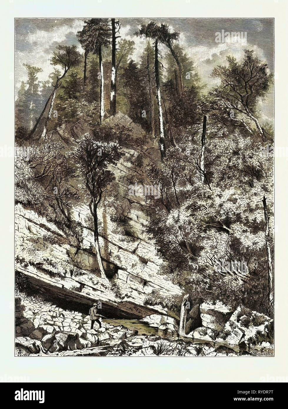 Sinking Spring (Outlet), 1832 - 1874. USA Stock Photo - Alamy