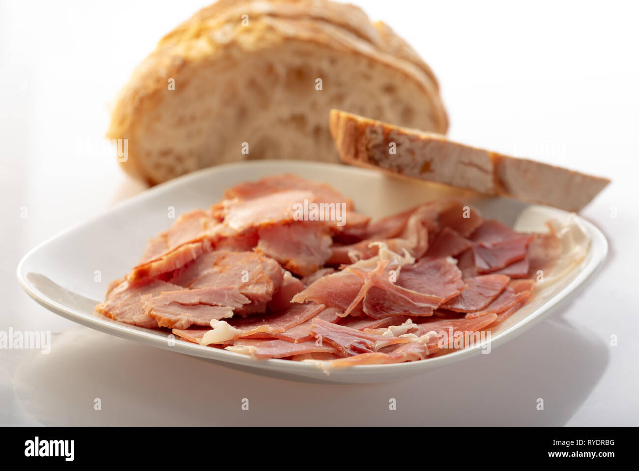 Plate of cold meats hi-res stock photography and images - Alamy