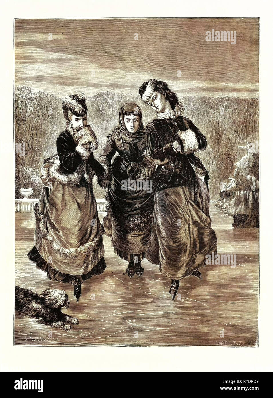 Skating lesson hi-res stock photography and images - Alamy