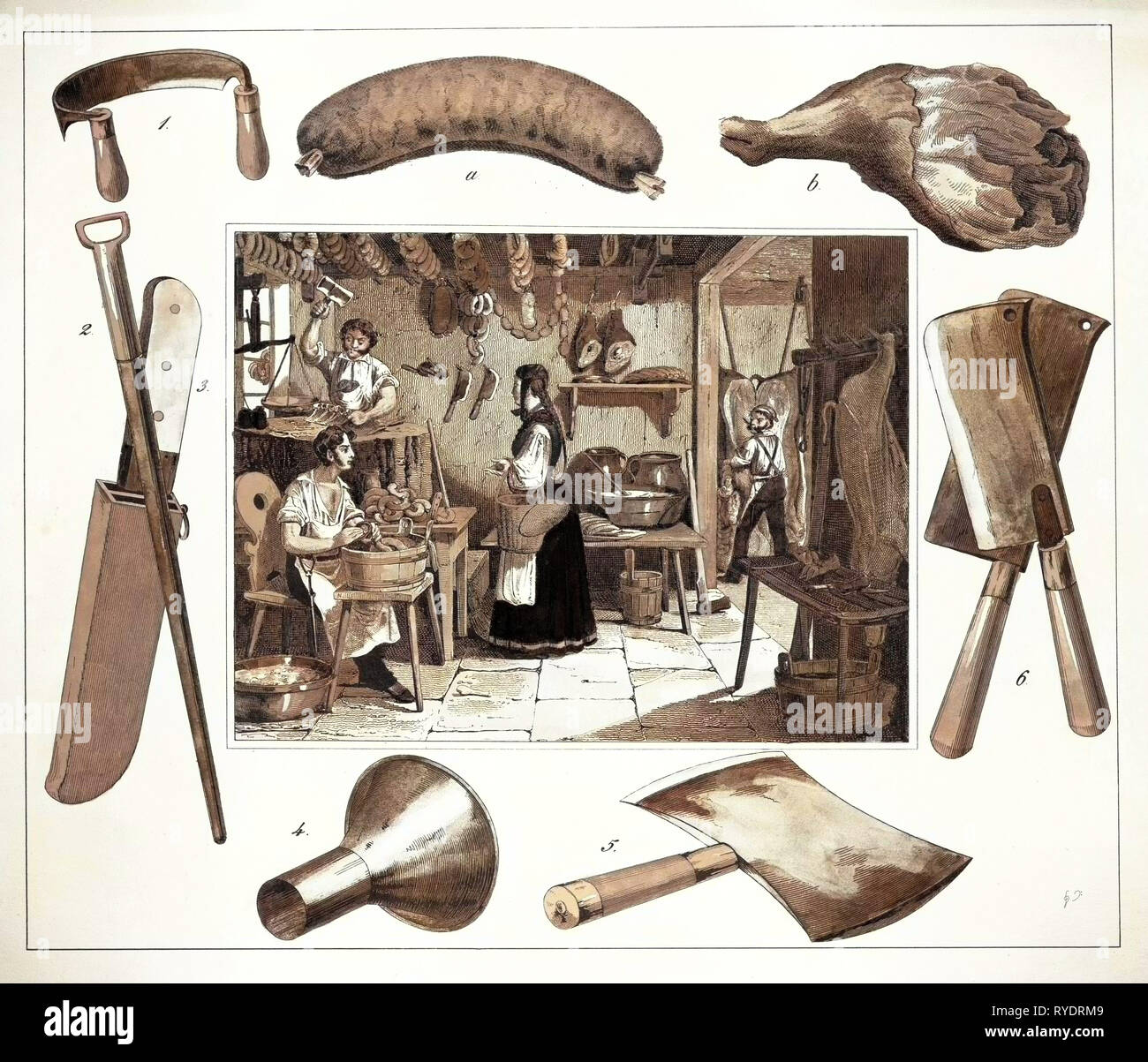 Butchery art hi-res stock photography and images - Alamy