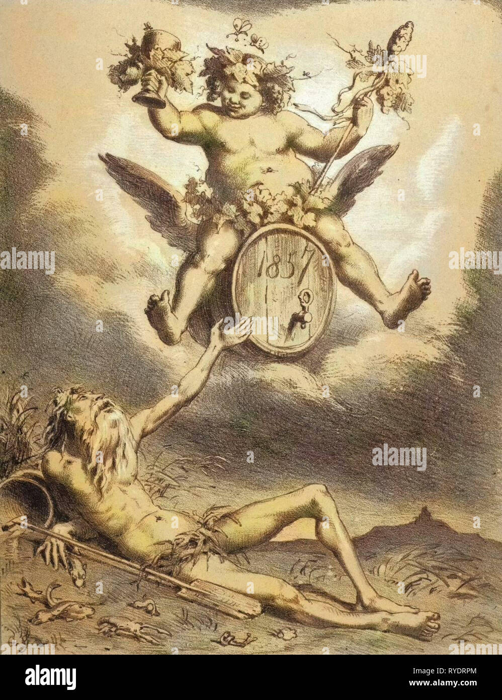 Drink wine 19th century hi-res stock photography and images - Alamy