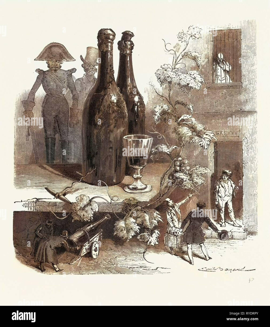 Wine Bottles and Glass. Food and Drink, Liszt Gourmet Archive, Vine ...