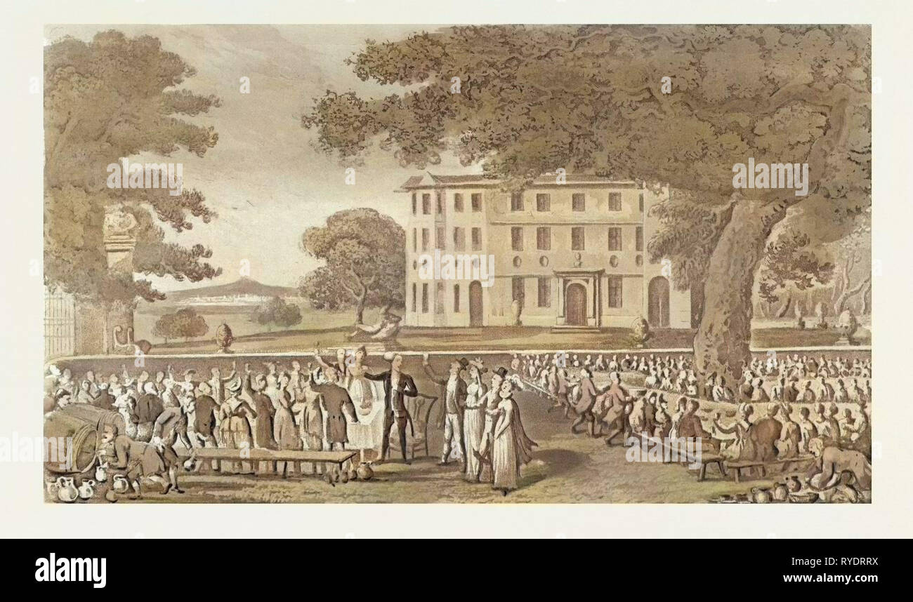 Miss Worthy's Marriage. Dr. Syntax in the Chair. Coloured Aquatint ...