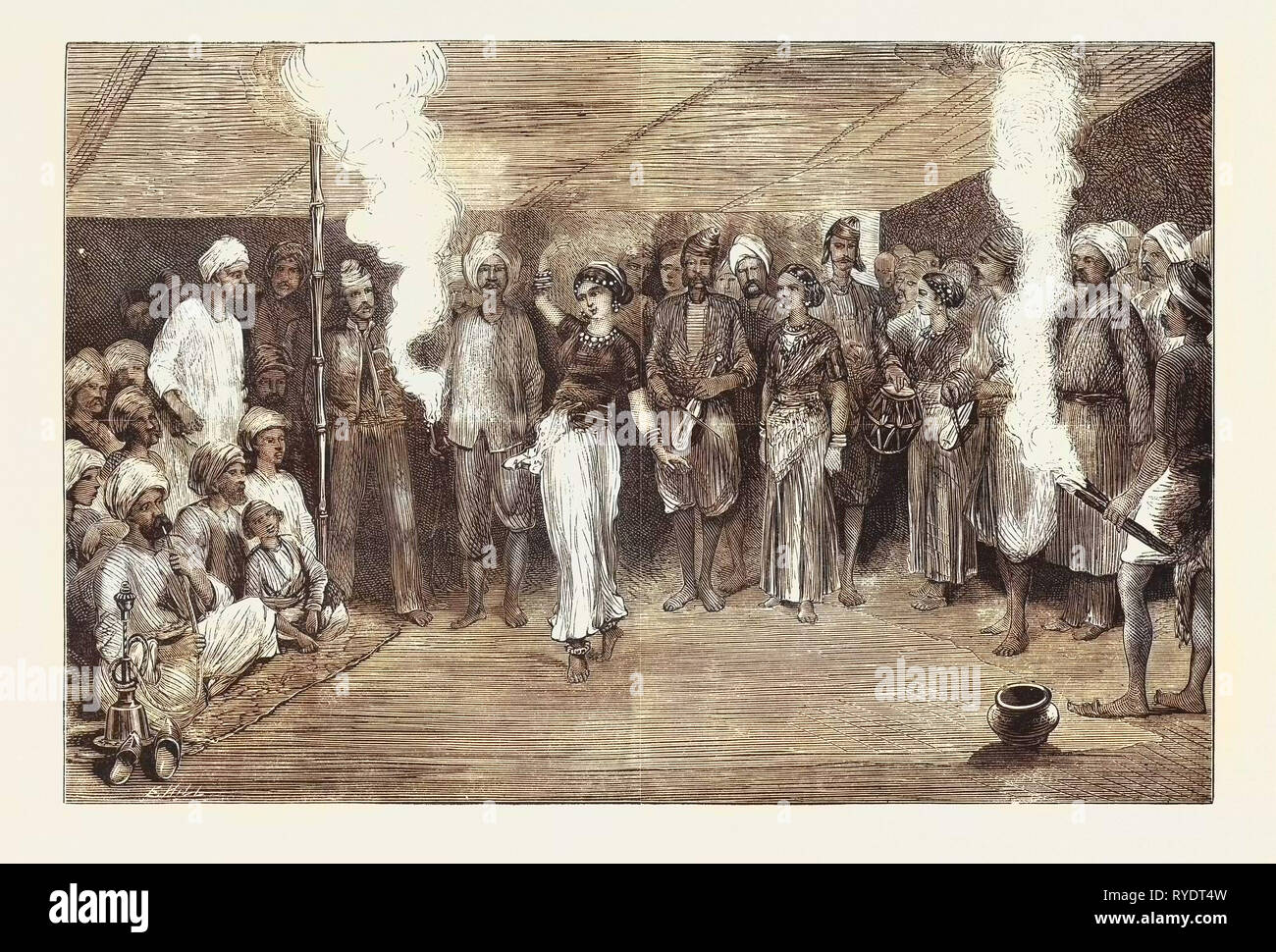 Nautch dance hi-res stock photography and images - Alamy