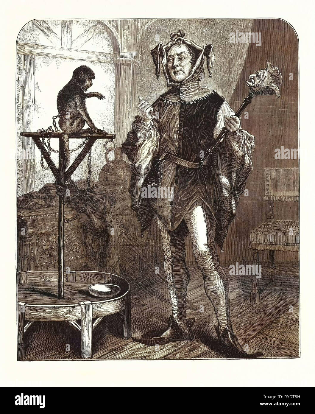 All Fools' Day, Mutual Congratulations, London, Engraving 1876, UK ...