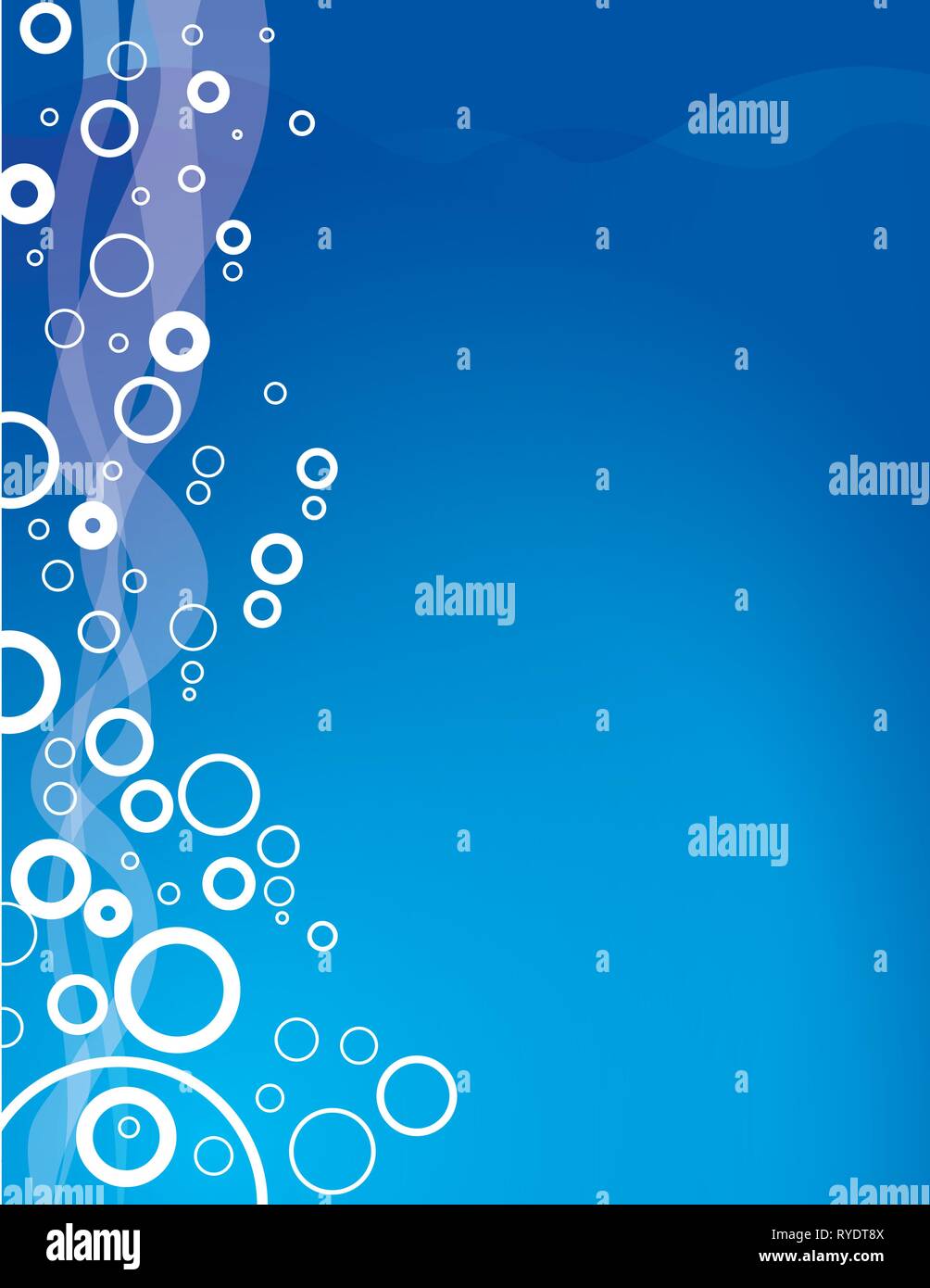 Image nice water bubbles background Stock Vector Images - Alamy