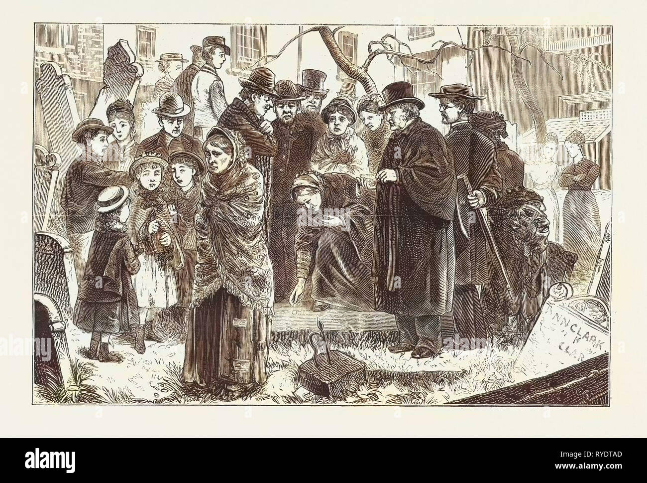 London churchyard 19th century hi-res stock photography and images - Alamy