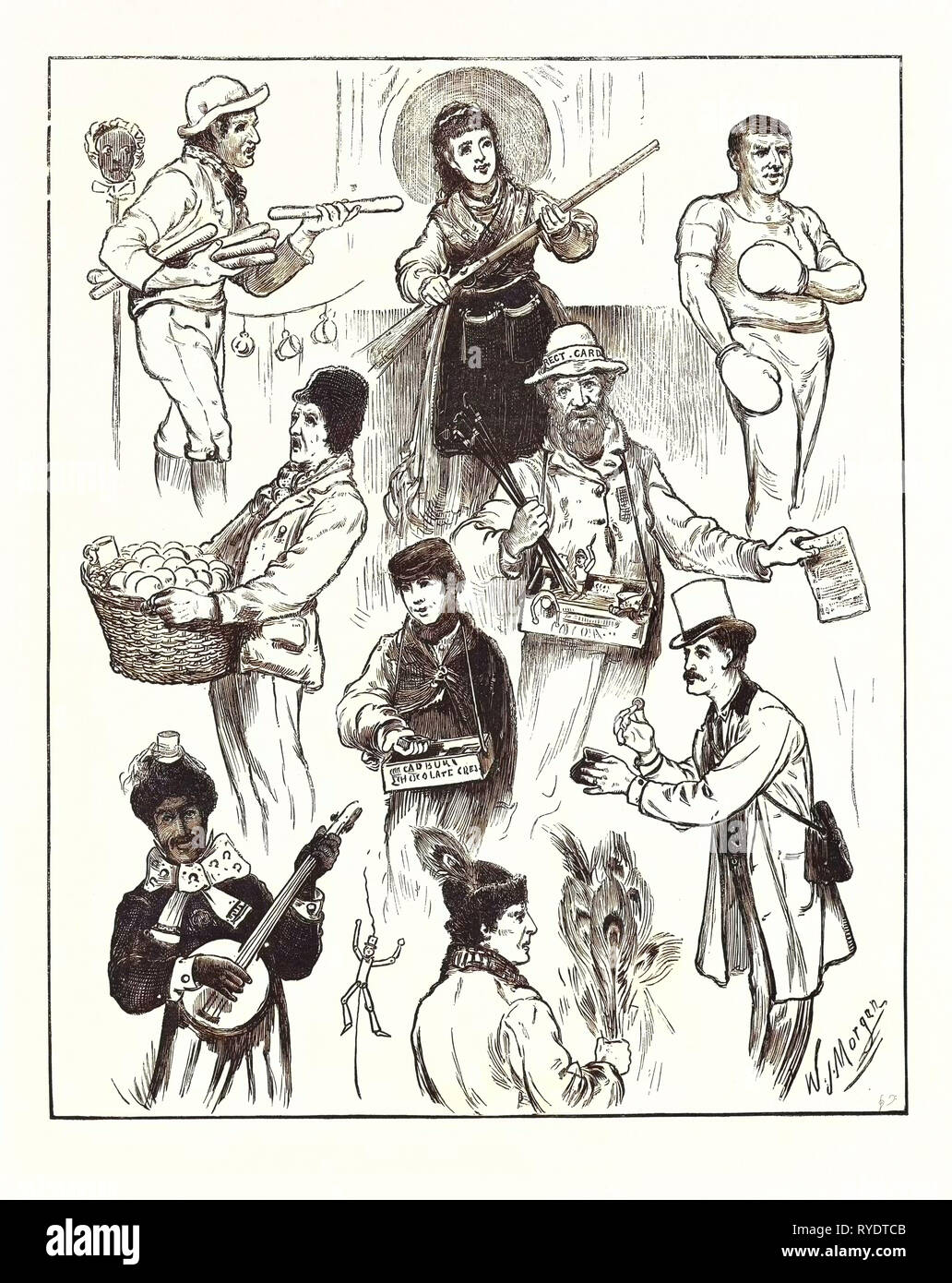 Epsom Summer Meeting Life and Character on the Derby Course, Engraving ...