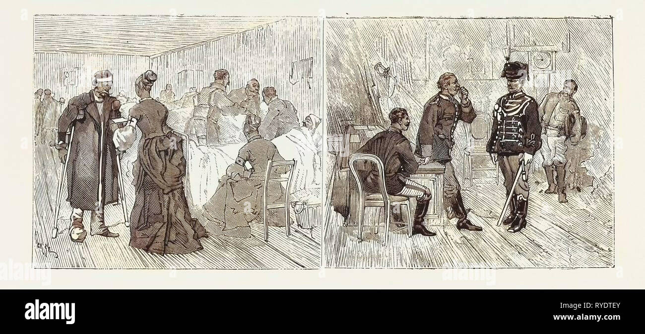 The Turco Servian War, Engraving 1876 Stock Photo - Alamy