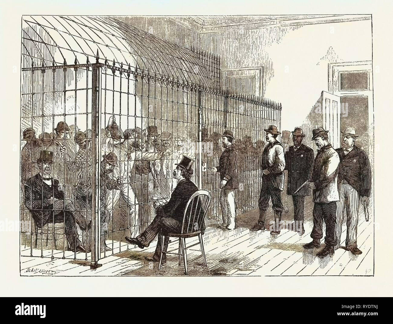 Voting in us in 19th century hi-res stock photography and images - Alamy